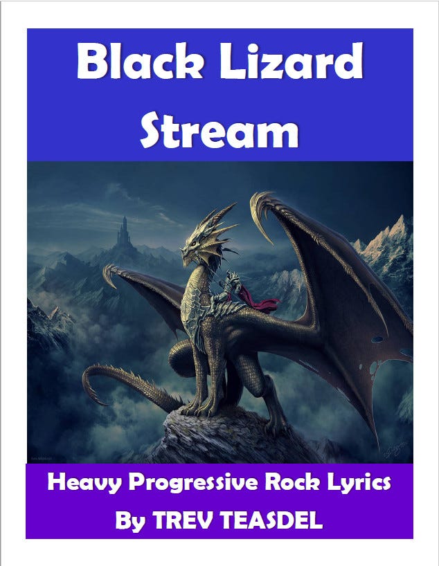 Black Lizard Stream — Lyrics - Trev Teasdel - Medium