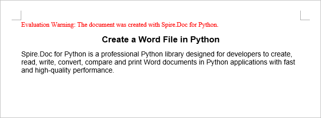 Best Python Library for Generating Word Files | by Alexander Stock | Medium
