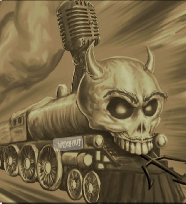 #Don’t let the devil board the train ! | by Quentin Drummond Anderson ...