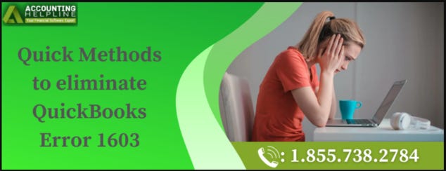 A proper way to fix QuickBooks Error 1603 instantly - Joshuaweissman - Medium