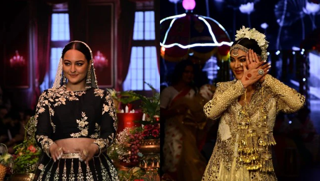 Sushmita Sen and Sonakshi Sinha Shine as Showstoppers at Bombay Times Fashion Week: A ...
