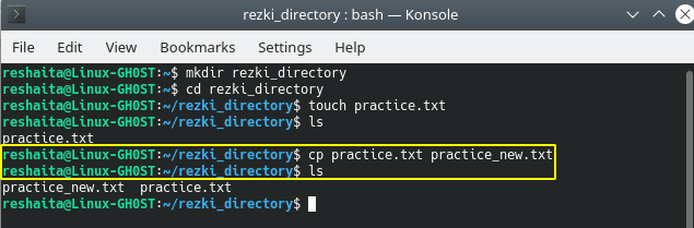 Basic Commands For Modifying Directory And File In Linux Terminal For Beginner By Rezki