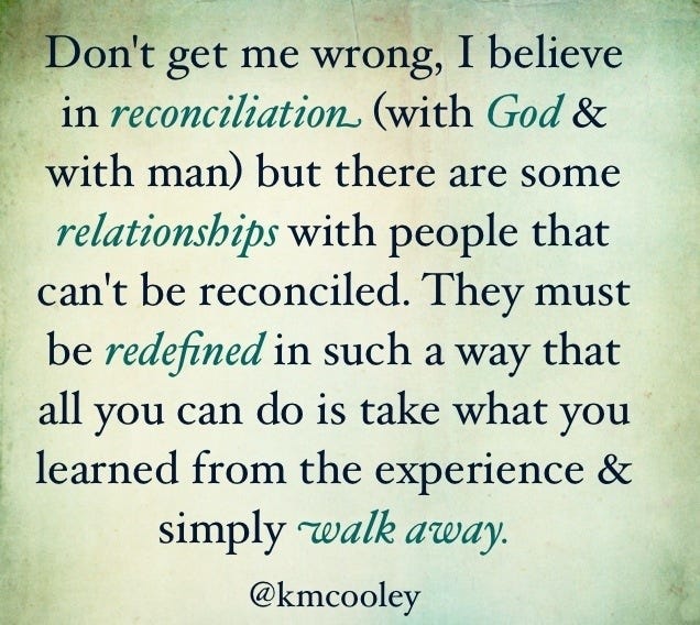 Reconcile or Redefine | by Kimberly M. Cooley | Free By Design | Medium