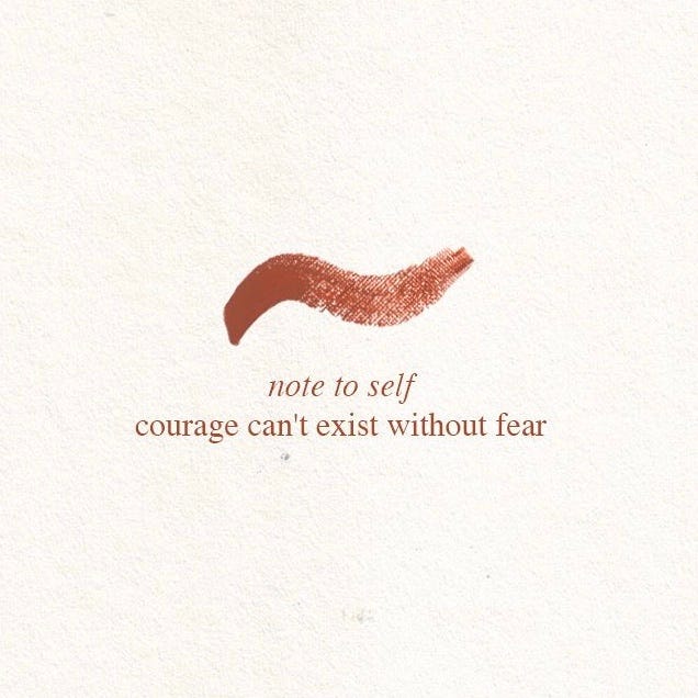 The quote.. Courage is not a man with a gun in his… | by Effy | Medium