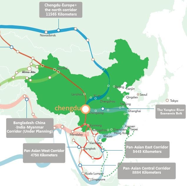Now! Opportunities for Chengdu. Chengdu is the natural inland junction ...