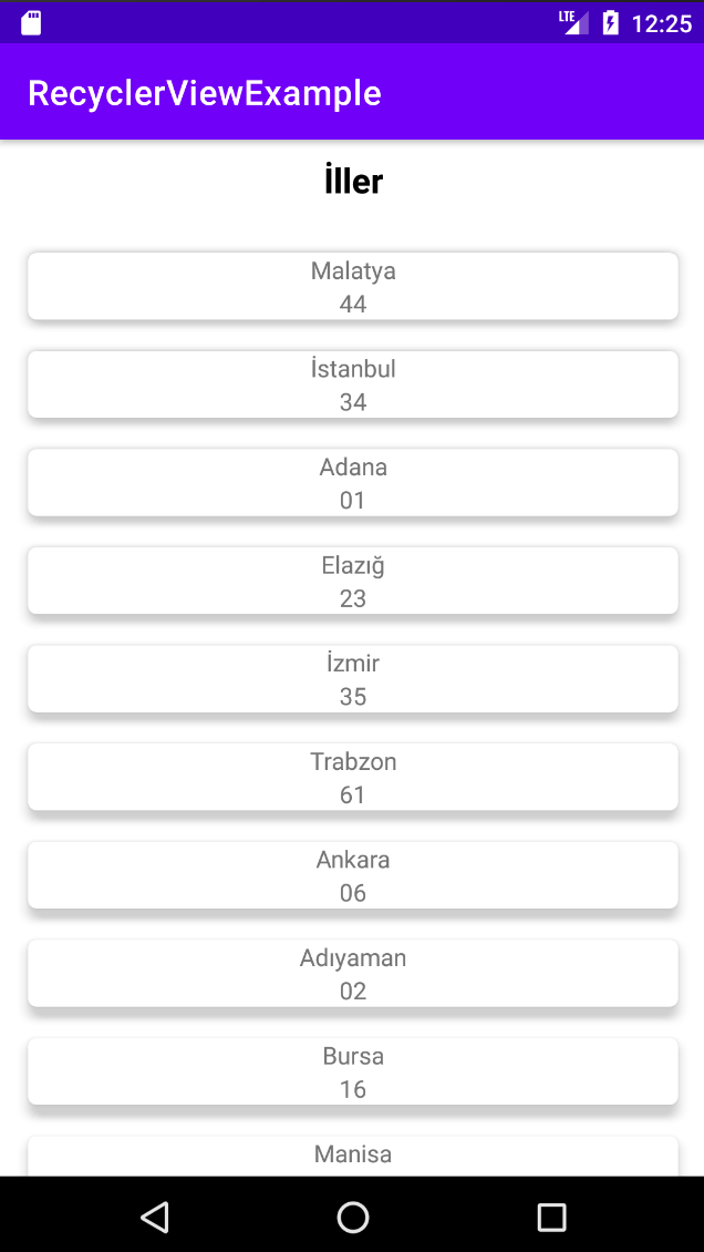 Android: RecyclerView, CardView, NestedScrollView | by Burak Barlık | Medium