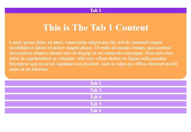 Responsive Tab With Html Css And Javascript By Wael Hazeem Medium 7626