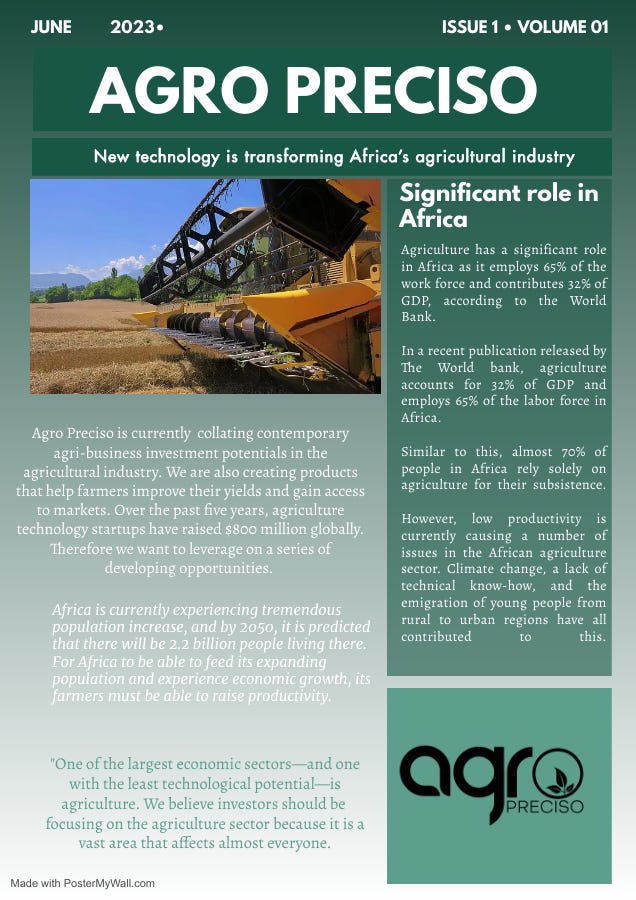 New technology is transforming Africa’s agricultural industry- Agro ...