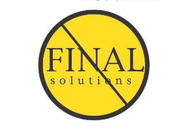 “Final Solutions” Best Quotes. Another source of inspiration for the ...