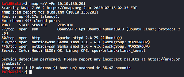 TryHackMe write-up: Blog. Introduction | by m0ndzon3 | Medium