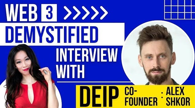 Vivi Lin Interviews Alex Shkor, Founder of DEIP Appchain | by Octopus ...