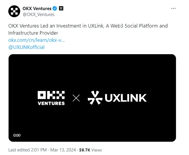 【推荐黄标】UXLINK 联合OKX即将空投，记得每天签到 - wang - Medium