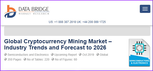 Global Cryptocurrency Mining Market — Industry Trends and Forecast to ...