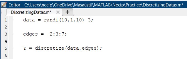 Dicretizing Data In MATLAB(Illustrated with codes) | by Necip Yavuz ...