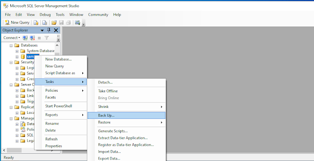 SQL Server 2008 R2 Create Backup and Restore Database | by Sameer ...