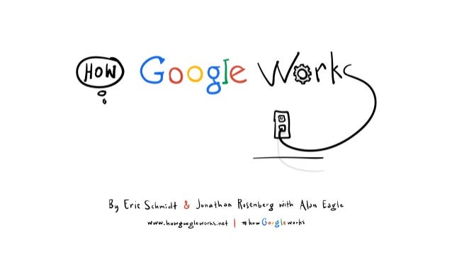 How Google Works. “How Google Works”, a book by Eric… | by Alistair ...