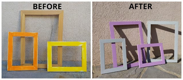 How I revamped my old picture frames | by Justakidd | Medium