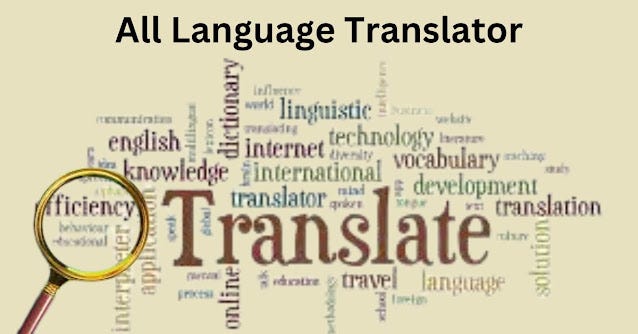 All language Translator [ Translate all document With all Language ...