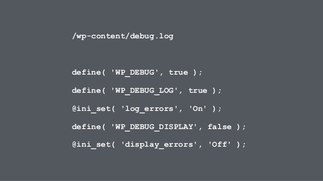 How To Use The WordPress Debug Log | by Visualmodo | visualmodo | Medium