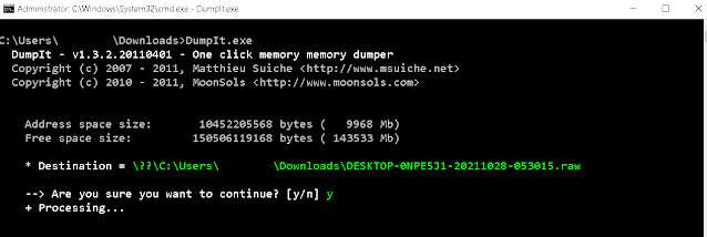 Extracting digital evidence using memory imaging and bulk extractor ...