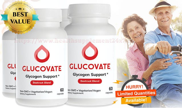 Glucovate (Glycogen Support) Balances Blood Sugar Levels And Reverses ...
