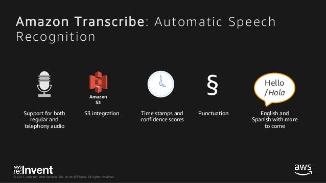AWS Transcribe — Add Text to your Voice Messages using Node | by Shreyan Mehta | Simform ...