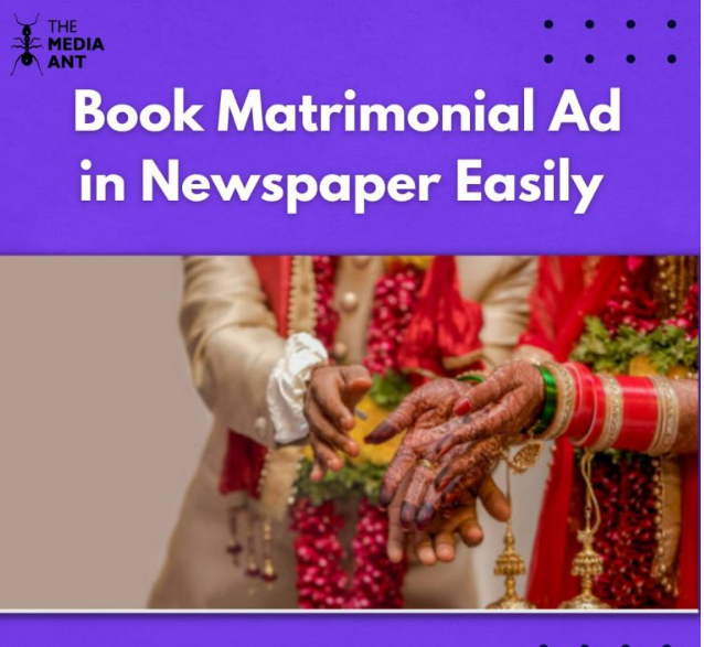 Matrimonial Advertisement In Newspaper | by Ankita Themediaant | Medium