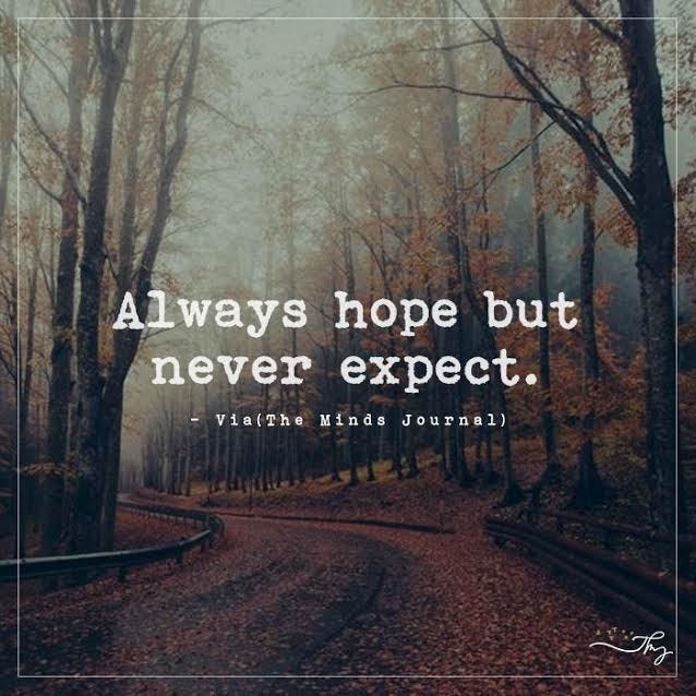 Why Expectations holds You back while hope keeps u going?! | by Namrata ...