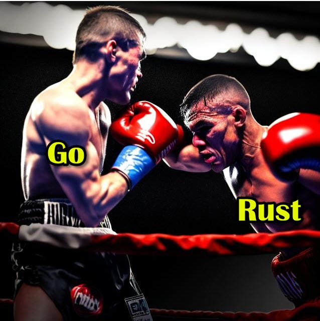 The Epic Battle of Go vs. Rust: A Hilarious Showdown in the Coding ...