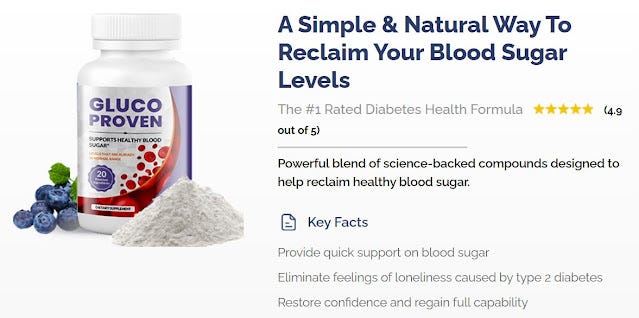 Gluco Proven: Empower Your Health with Natural Blood Sugar Support | by ...