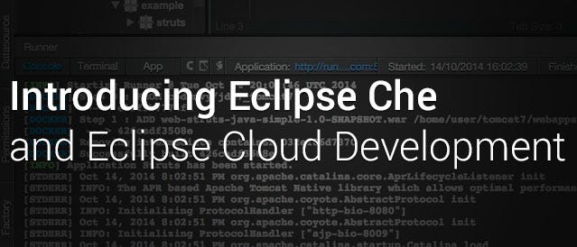 Introducing Eclipse Che and Eclipse Cloud Development | by Tyler Jewell ... Introducing Eclipse Che and Eclipse Cloud Development | by Tyler Jewell ...