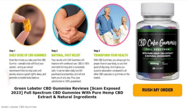 Green Lobster CBD Gummies Reviews — Is UltraCBD Gummy Brand Scam or ...