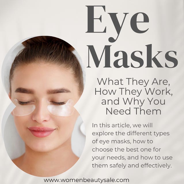 Eye Masks: What They Are, How They Work, and Why You Need Them | by ...