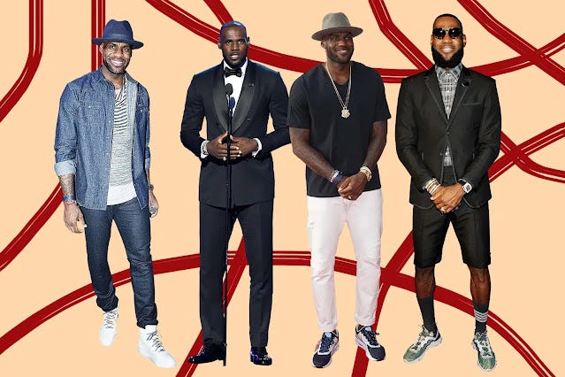 Some Of LeBron’s Best Outfits This Season: - Shahxad - Medium
