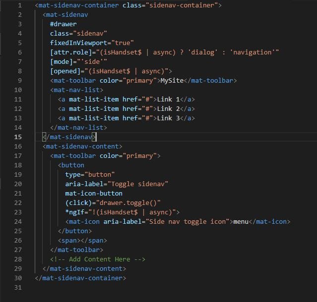 Angular Material Navbar With Toolbar Show Hide Option By Sugumar Neroechkumar Medium