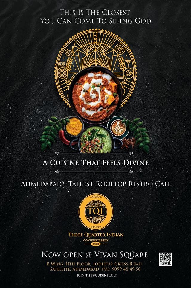 Three Quarter Indian (TQI) Restaurant & Rooftop Café | by Three Quarter ...