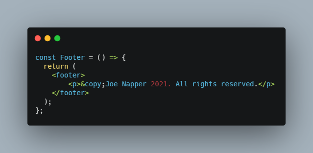 How To Add a Dynamic Copyright Year to Your Website | by Joe Napper ...