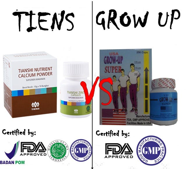 Bagus Mana Obat Peninggi Badan Tiens atau Grow Up Usa | by Wulan Tomomi ...