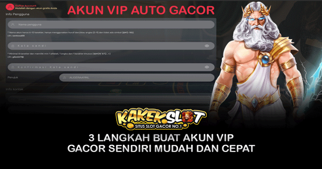 3 Langkah Buat Akun VIP Gacor Sendiri Mudah Dan Cepat | by KakekSlot88 ...