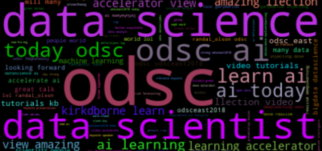 A Twitter Review of ODSC East 2018 | by ODSC - Open Data Science | Medium