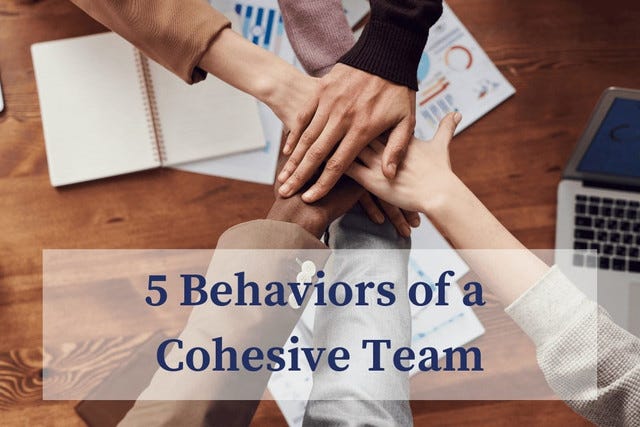 5 Behaviors of a Cohesive Team | The Brooks Group & Associates, Inc.