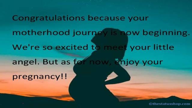 60+ Pregnancy Wishes & Messages — The Status Shop | by sanjeev kumar ...