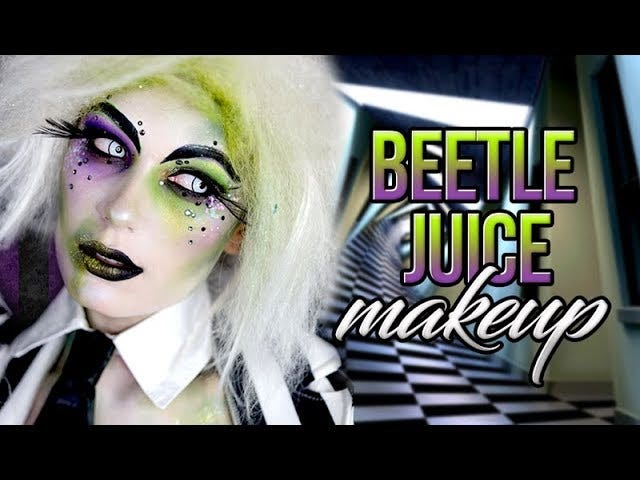Beetlejuice Halloween Makeup Tutorial Beetlejuice Makeup 3 - Grunge ...