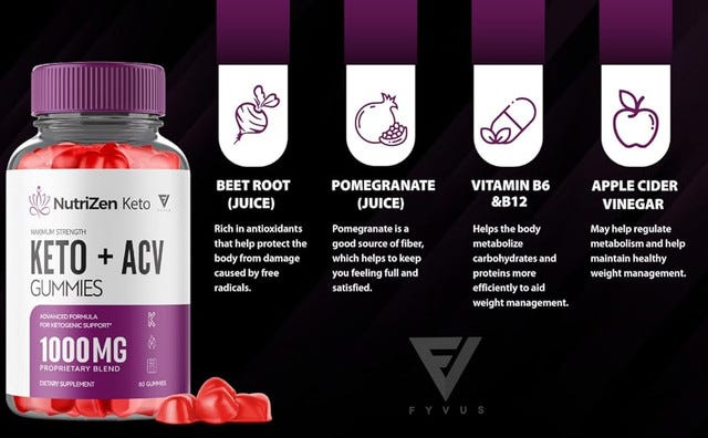 Nutrizen ACV Gummies + Keto Gummies (Beware Scam Alert 2024) — Pros ...