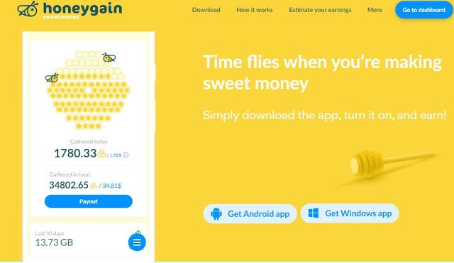 Earn Money $50 by HoneyGain for Your Idle Internet Data | Get $5 ...