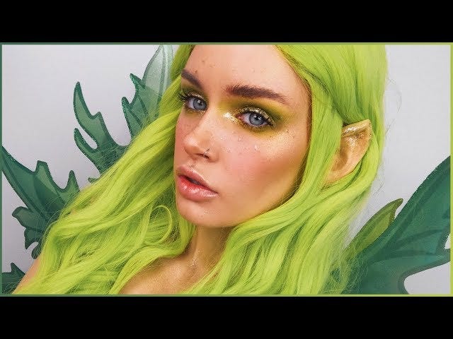 Forest Fairy Halloween Makeup Tutorial Fairy Makeup - Grunge Makeup ...