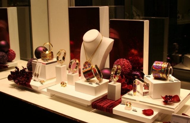 Diamond Jewelry Display
