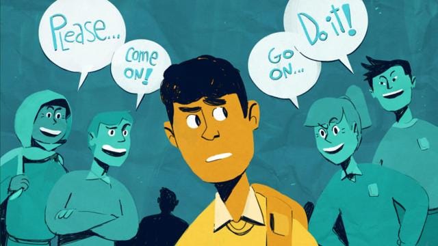 Peer Pressure & its Influence on Decision making | by Eric Liu | Medium