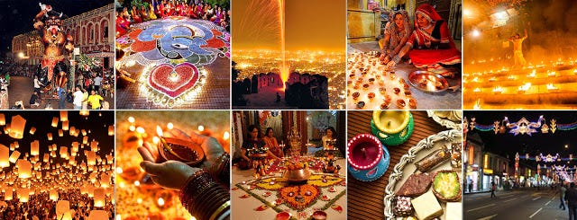Indian Festivals Collage