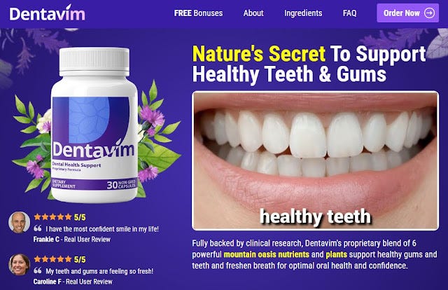 Dentavim Reviews: Discover the Power of Vitamins for a Healthier Mouth ...